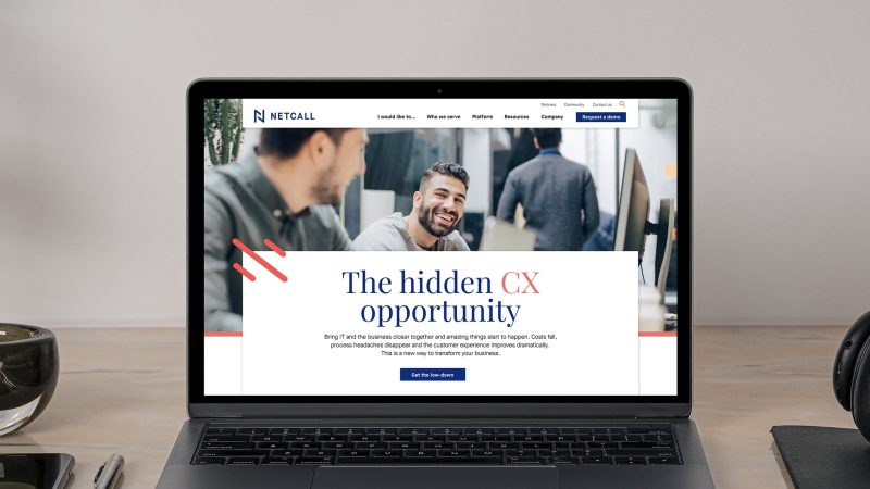 Netcall – a new brand and website for a CX company. – Hendrik Hohenstein
