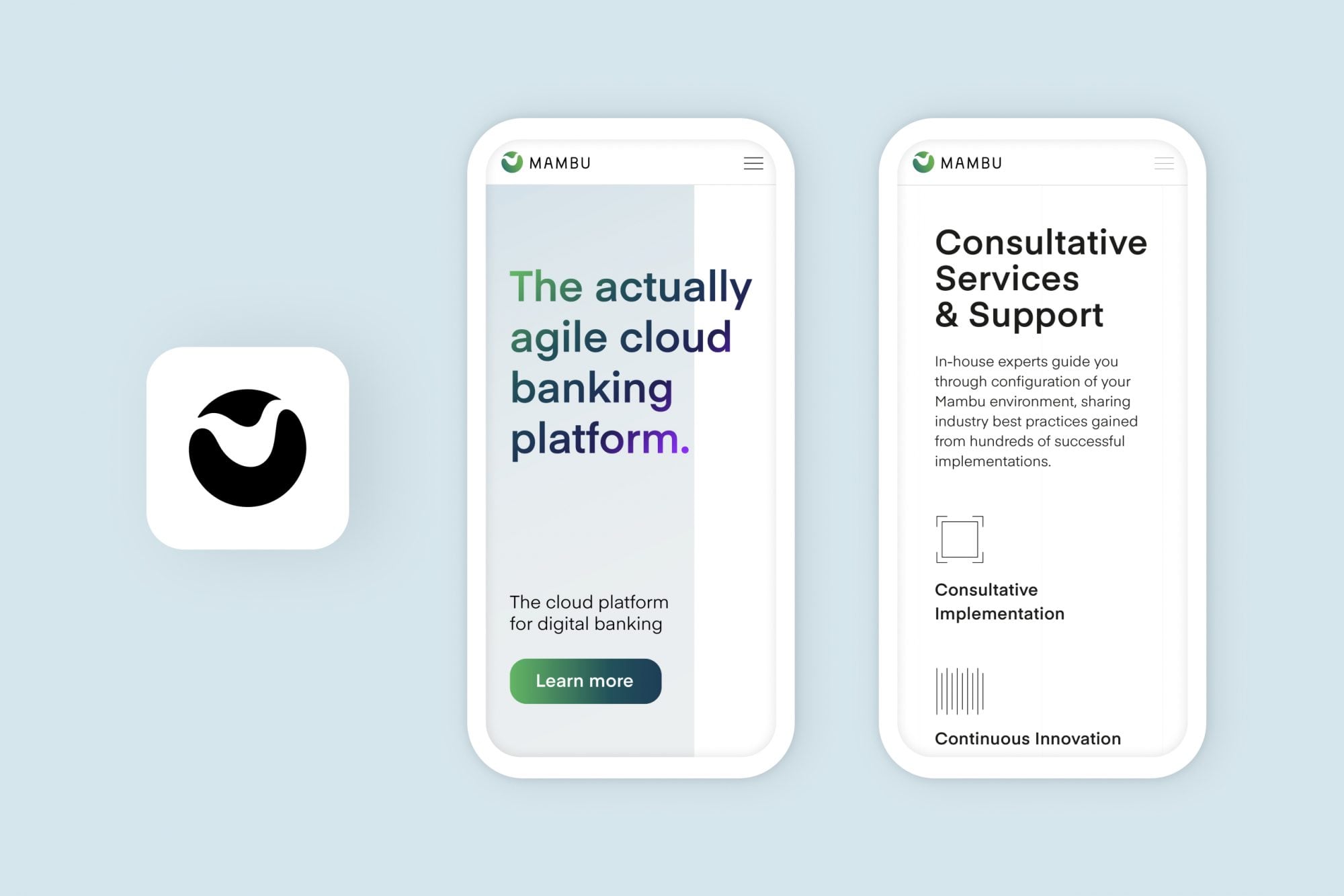 Mambu – a flexible brand for a fintech company. – Hendrik Hohenstein
